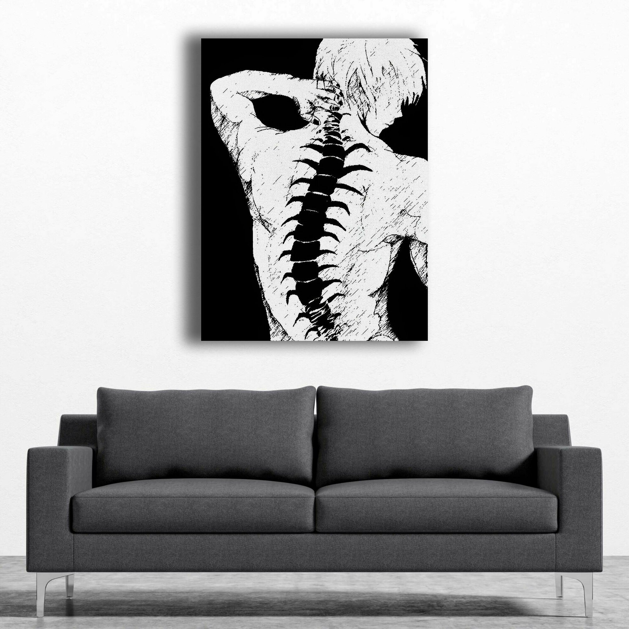 Интерьерная картина на холсте / dead inside / zxc 60*80