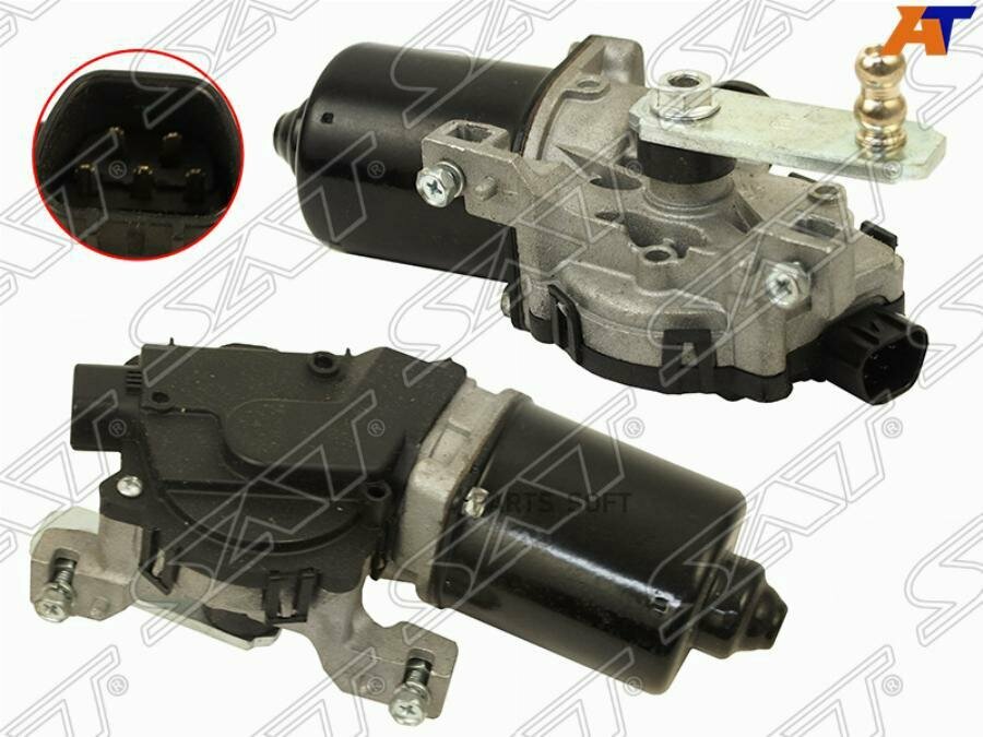 Мотор трапеции стеклоочистителя Mazda 6 07-12 / Toyota Avensis 03-08 SAT ST-85110-05060 | цена за 1 шт