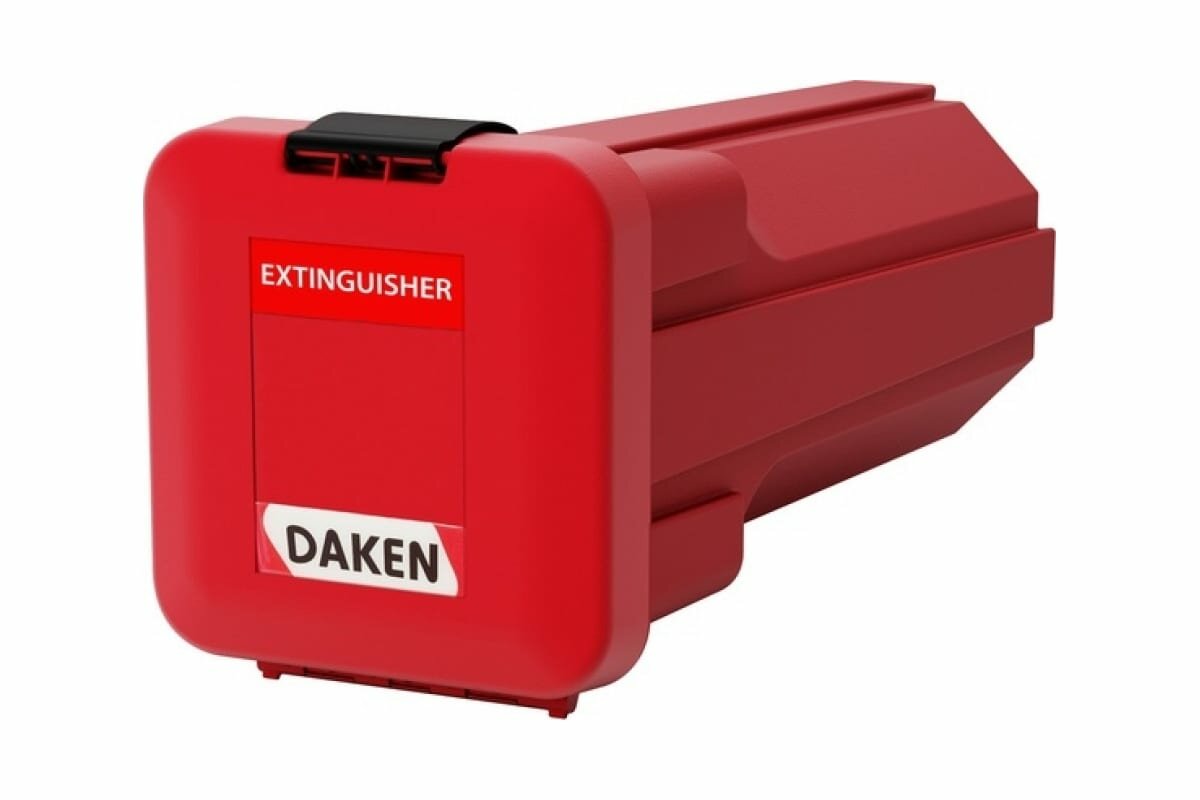 DAKEN Ящик для огнетушителя 265х280х595, SLIDEN 6 kg, красный/max 160mm 82412