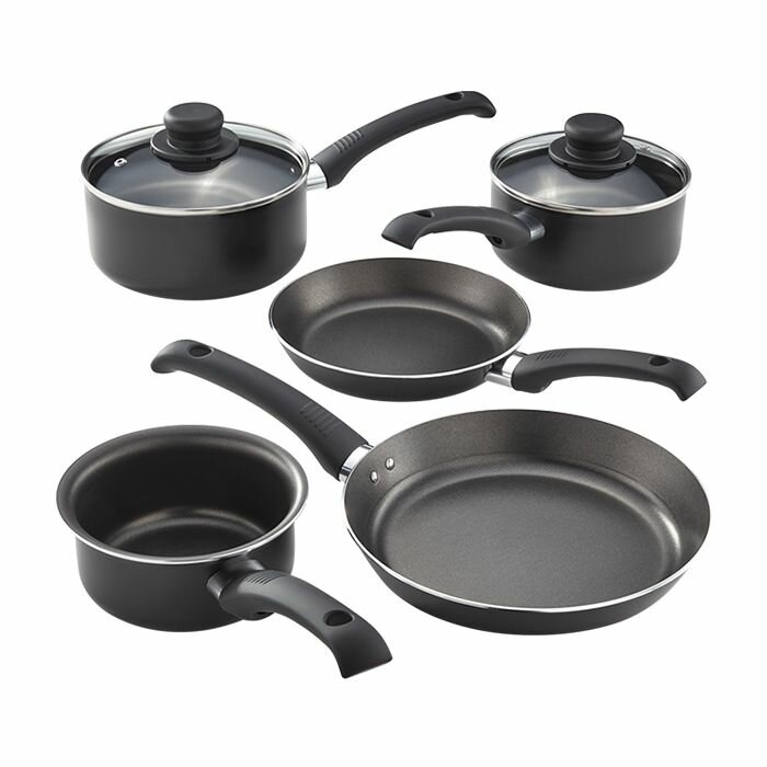 Набор кастрюль Judge Just Cook, 5 предметов, с антипригарным покрытием, черный