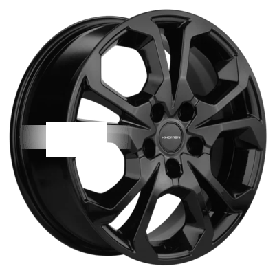 Колесный диск Khomen Wheels KHW1711 6,5x17 5x114,3 ET50 64,1 Black литой для автомобиля