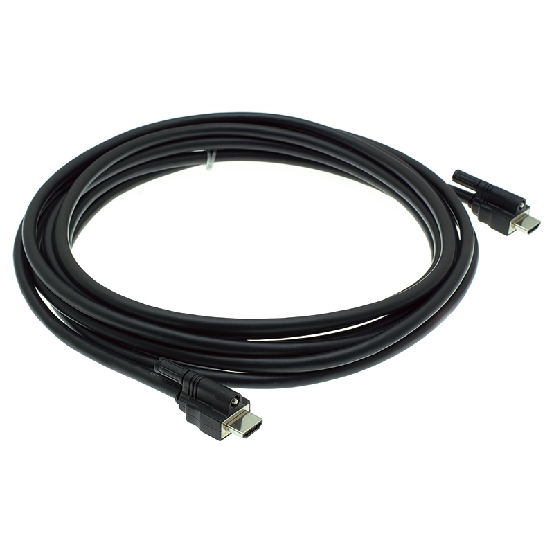 Qtex TC-HPL-15- Кабель HDMI (вилка-вилка) с винтовой фиксацией серии Hi-Q