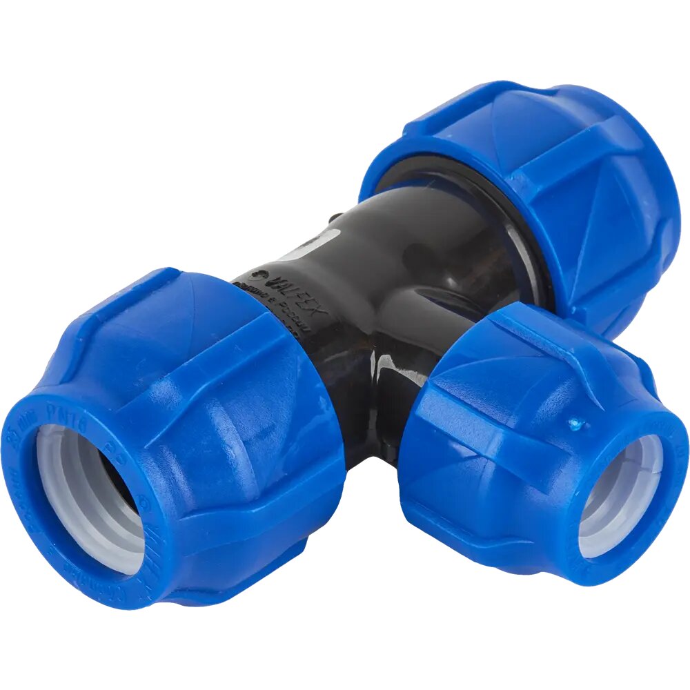 Тройник ПНД Valfex ø25х20х25 мм