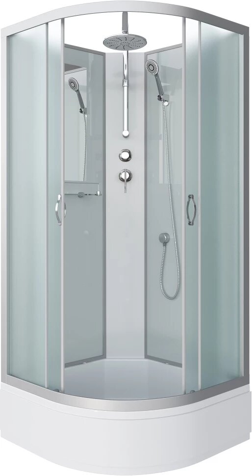 Душевая кабина 100x100x240 см Niagara NG-3302-14BKT матовое