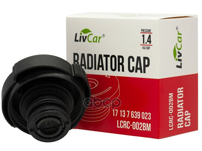 Крышка расширительного бака LCRC-002BM (1.5kg/cm2) OEM 17137639023 BMW LivCar арт. lcrc-002bm