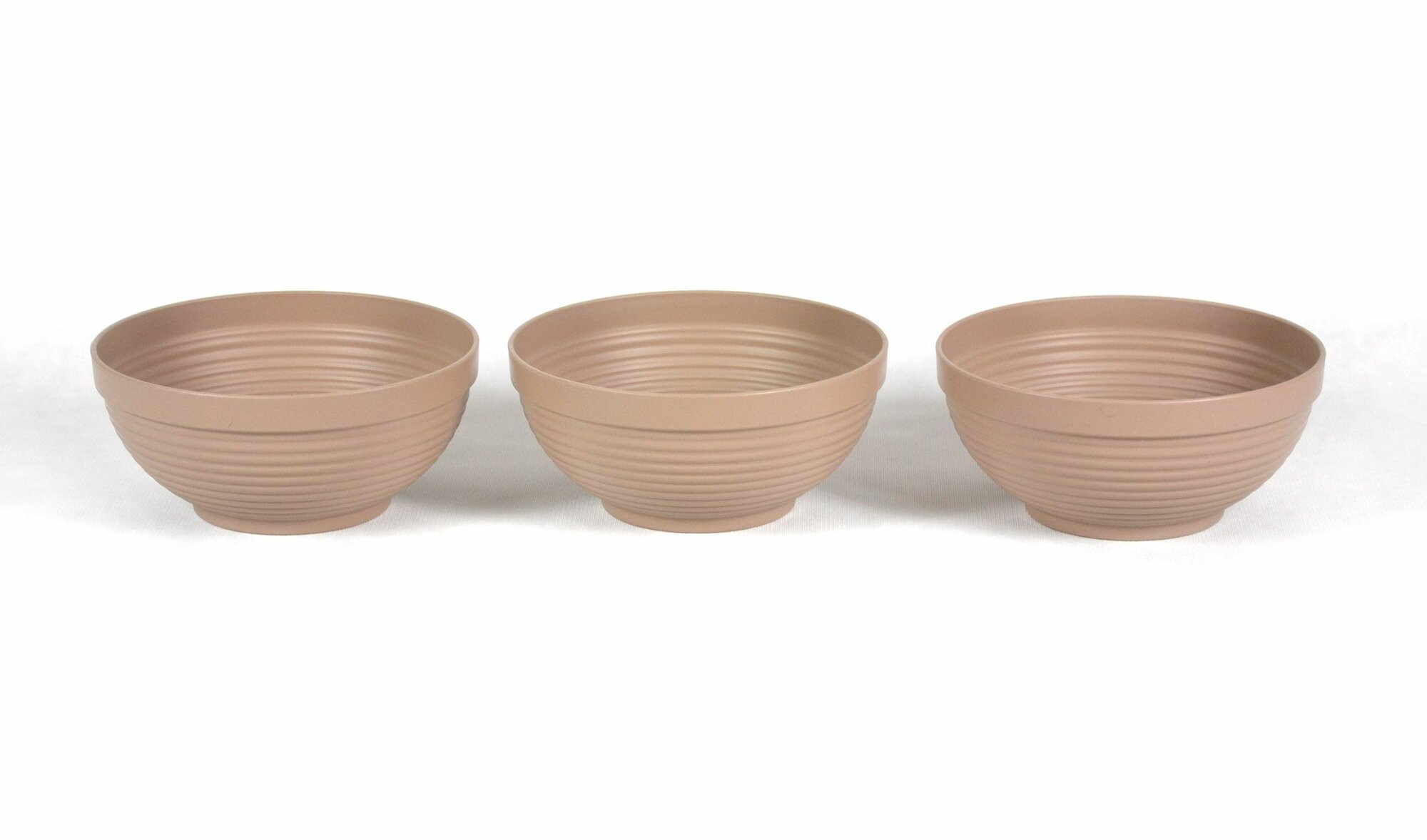 Кашпо Миска Парма, D 34см, 9л, фраппе / 3 шт