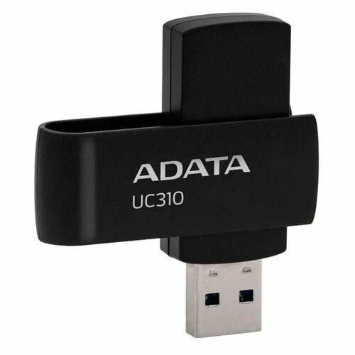 Флешка USB A-Data UC310 64ГБ, USB3.2, черный [uc310-64g-rbk]