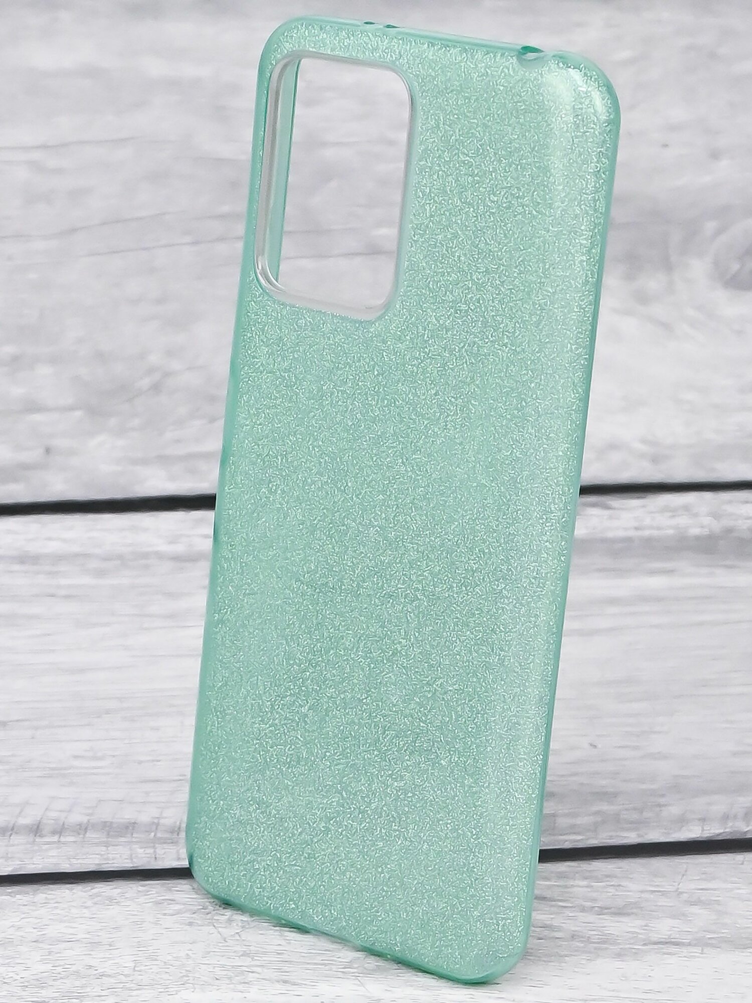 Силиконовый чехол бампер на смартфон Xiaomi Redmi Note 12 5G переливающийся с блестками, защитная блестящая накладка для телефона Ксаоми редми нот 12