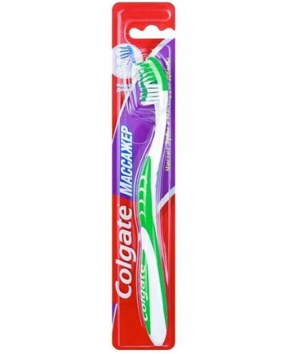 Colgate Зубная щетка Массажер для здоровья десен, средней жесткости