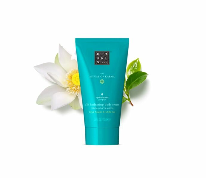 Rituals. Крем для тела The Ritual of Karma со сладким цветочным ароматом священного лотоса и белого чая, 70 мл