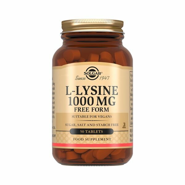 L-лизин Solgar/Солгар таблетки 1000мг 50шт
