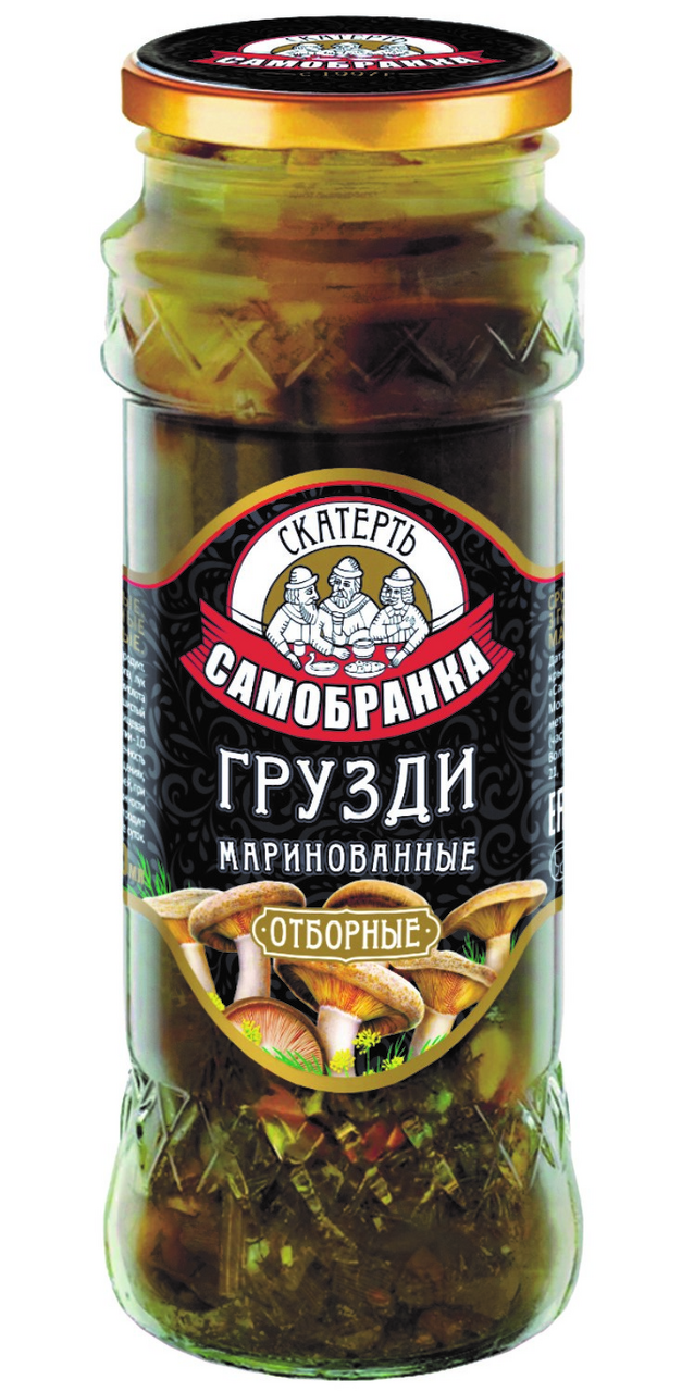 Грузди маринованные скатерть-самобранка, 370мл