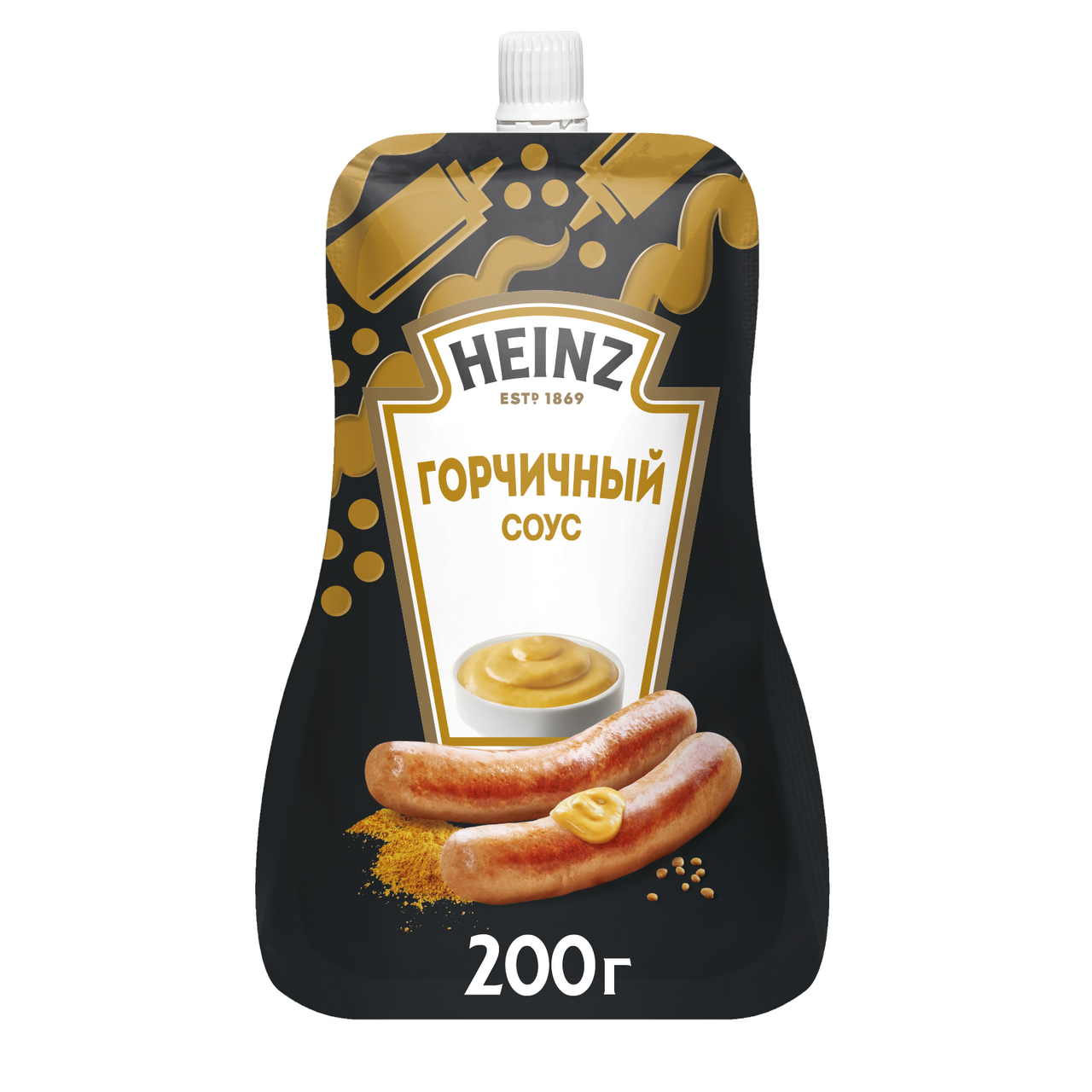 Соус HEINZ Горчичный, на основе растительных масел, 200г