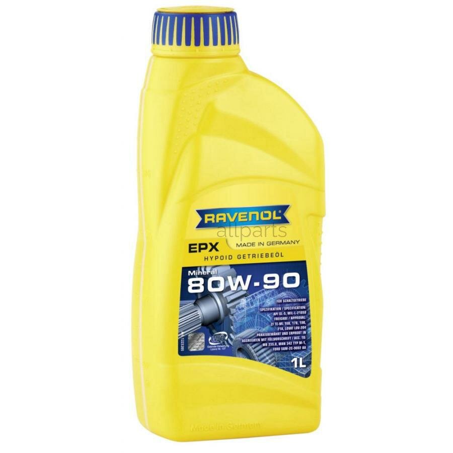 RAVENOL 4014835734715 Масло трансмиссионное EPX 80W-90 1л GL-5 (минеральное)