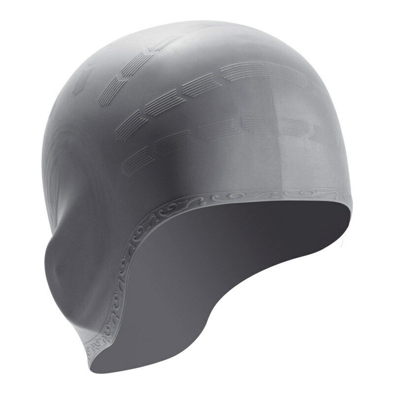 Шапка для купания мужчин в бассейне силиконовая непромокаемая, шапочка для волос резиновая, женский аксессуар для плавания и душа взрослая