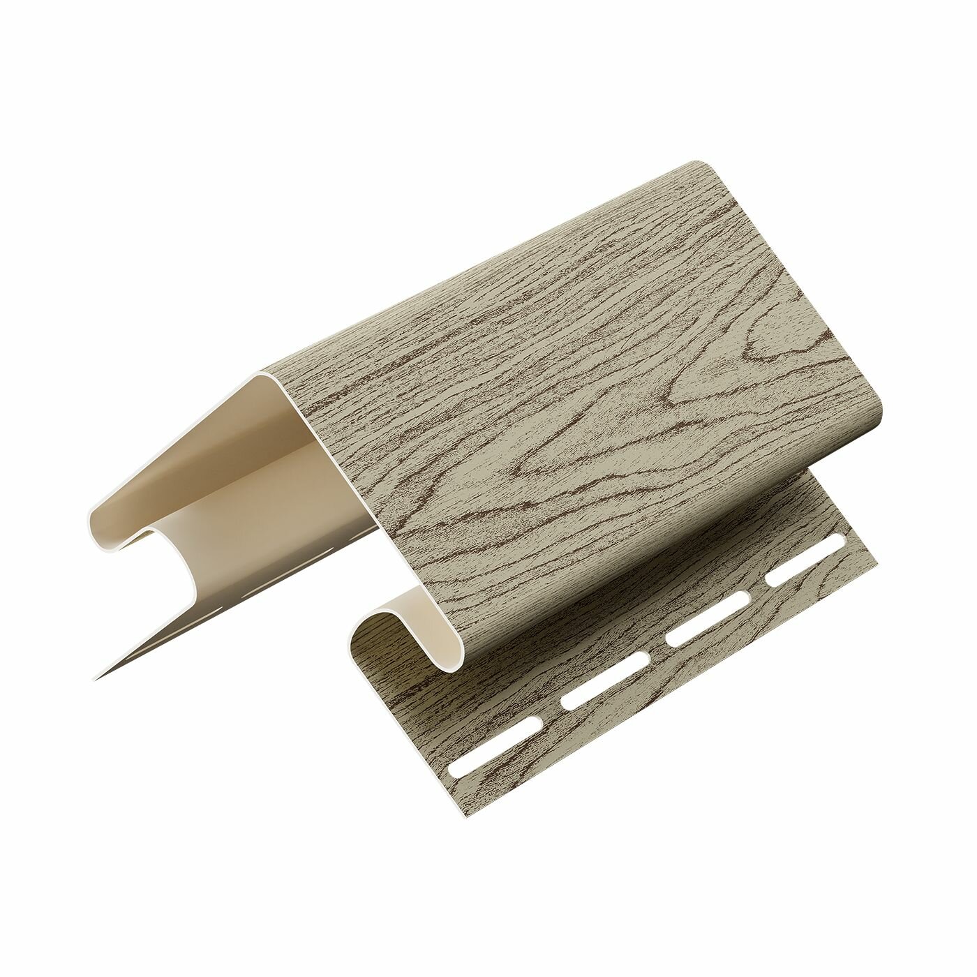 Внешний угол из ПВХ Docke 75/15 мм, комплектующие для сайдинга, амурский