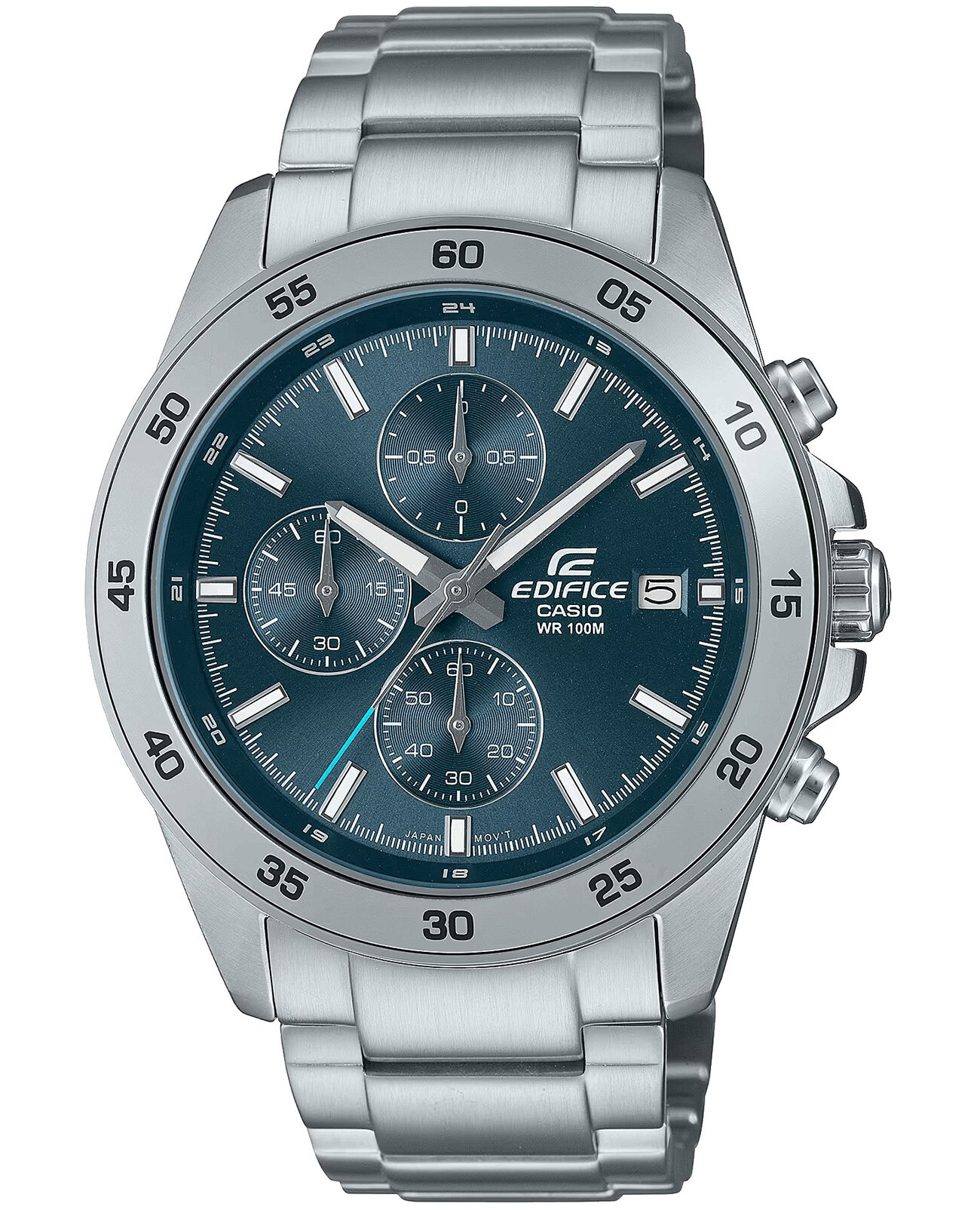 Наручные часы CASIO Edifice, серебристый синий