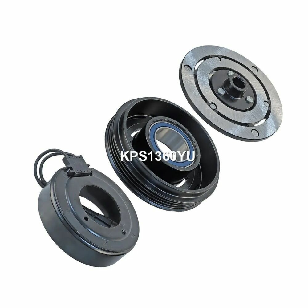 Шкив компрессора кондиционера Krauf KPS1360YU, для Volvo, металл