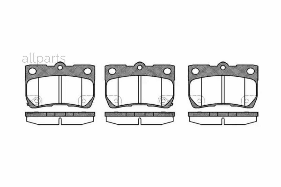 ROAD HOUSE 2118102 Колодки торм. диск. GS II 300 430