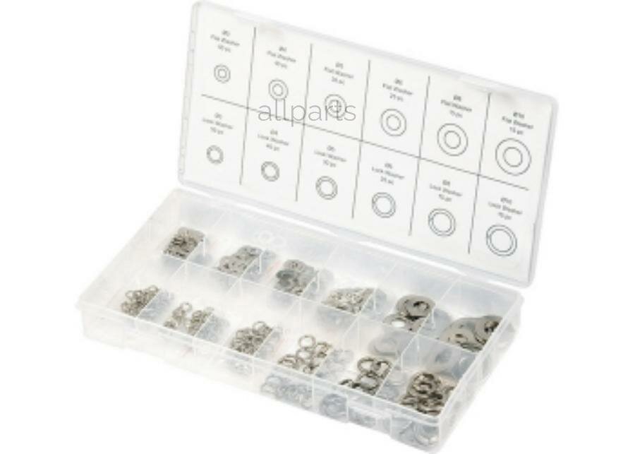 СИБРТЕХ 47614 Набор шайб и гроверов, 350 пр. СИБРТЕХ 47614