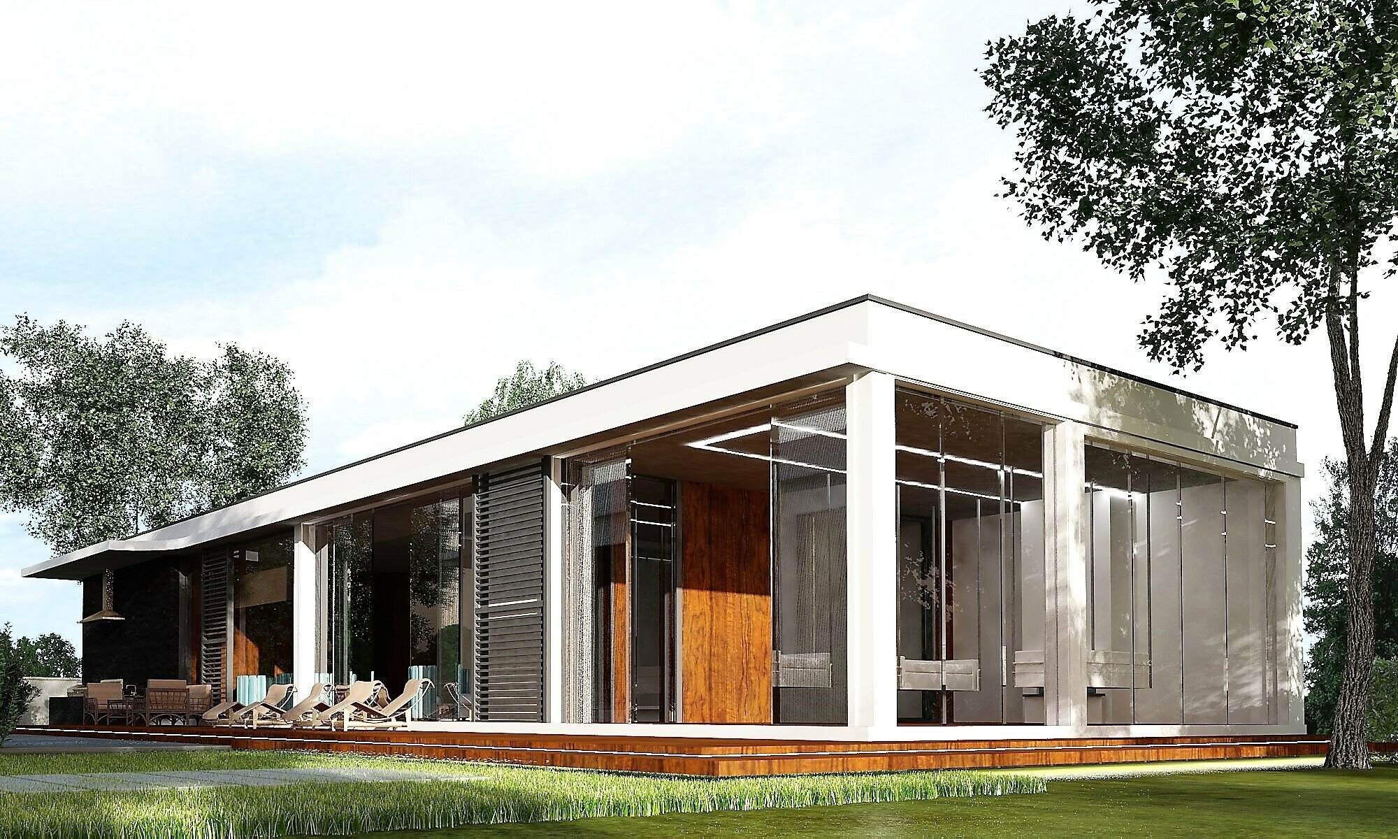 Готовый проект бани И109