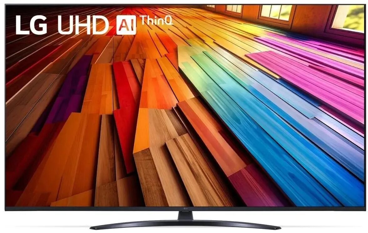 55" Телевизор LG 55UT81006LA. ARUB, 4K Ultra HD, черный, смарт ТВ, WebOS