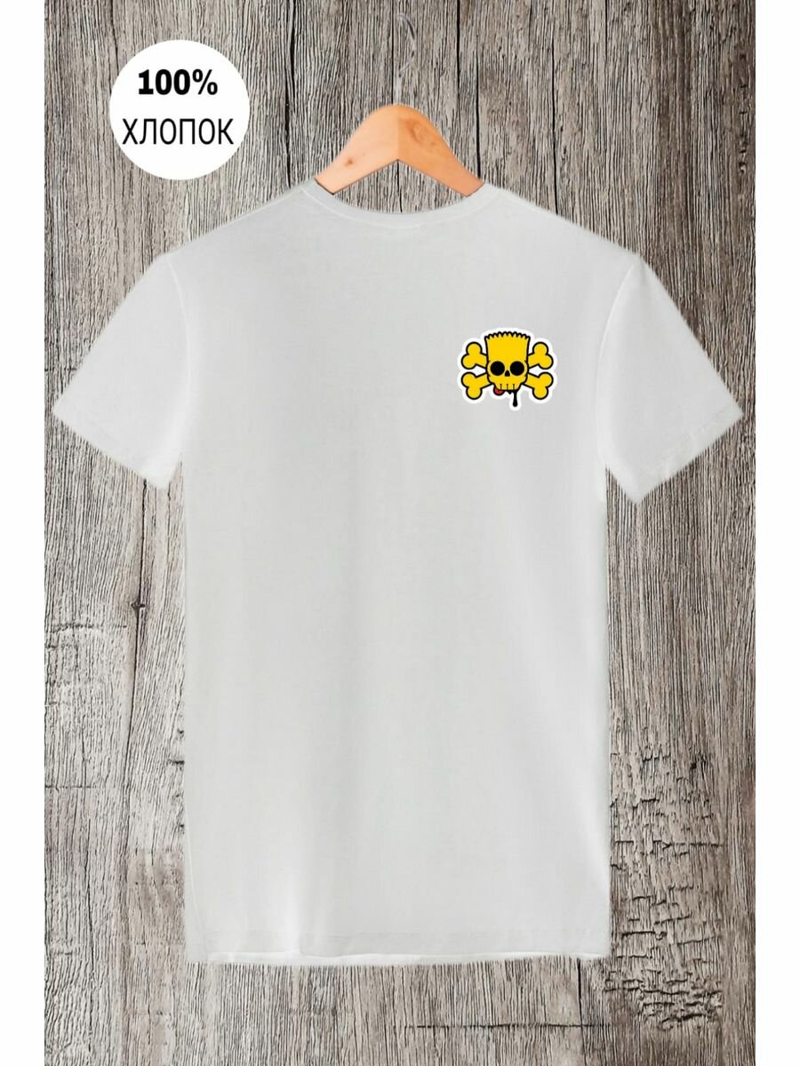 Футболка Стикер Симпсон Барт