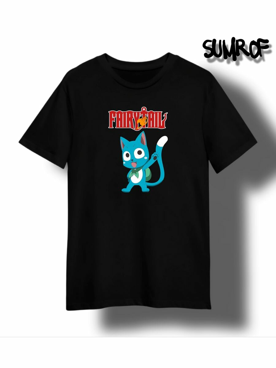 Футболка Хвост феи кот Хэппи