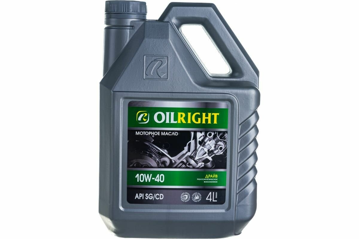 OILRIGHT Масло моторное 10W40 API SG/CD полусинтетическое 4л