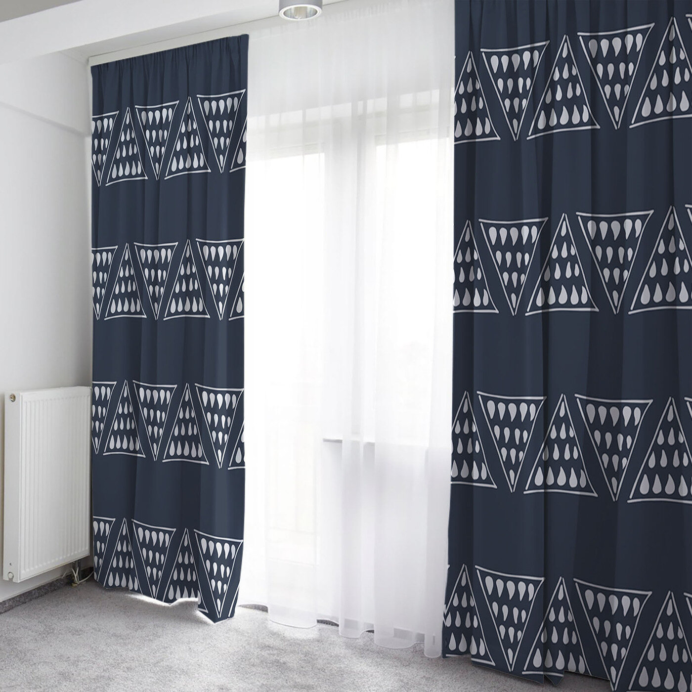 Шторы (фотошторы) из габардина, 290х240 см, Good Room