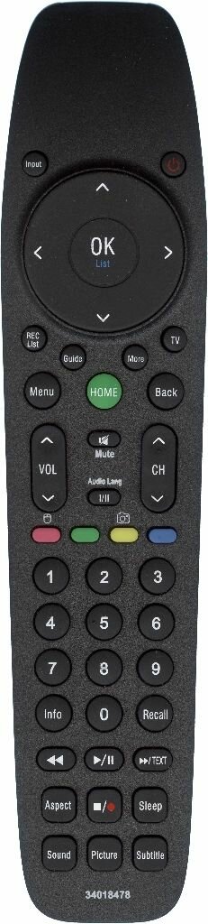 Пульт для DEXP 34018478 для телевизора Smart TV