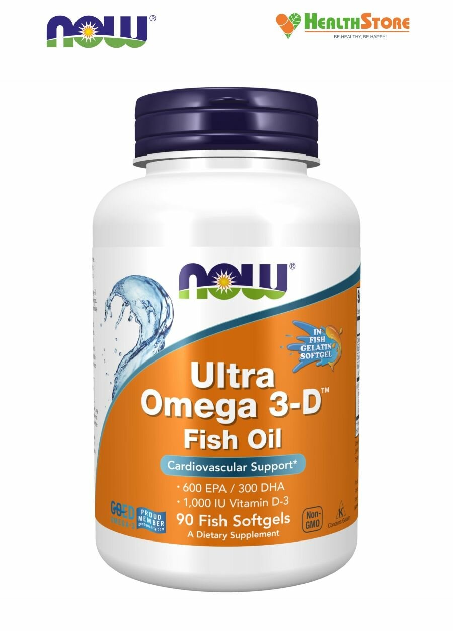 Now ultra omega 3-d 90 софтгелевых капсул антиоксидант Нау ультра Омега 3-Д витамин D3 нау