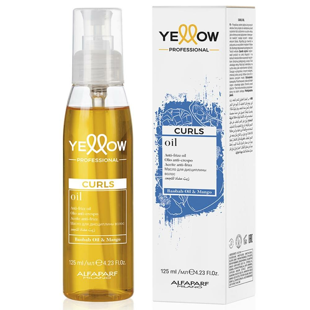 YELLOW Professional Масло для кудрявых и въющихся волос, 125 мл