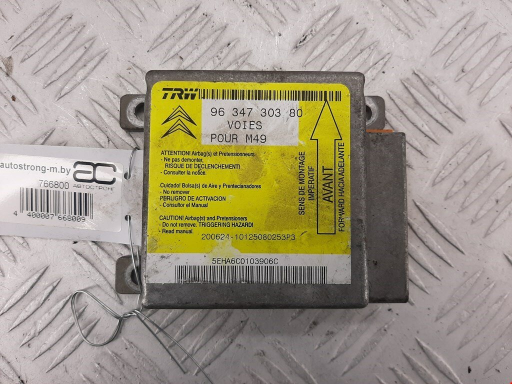 Блок управления Air Bag Citroen Berlingo 1 6547WA арт. 766800
