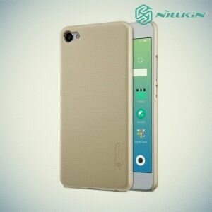 Чехол Nillkin Frosted для Meizu M3x / Meizu X / Meilan X, золотой