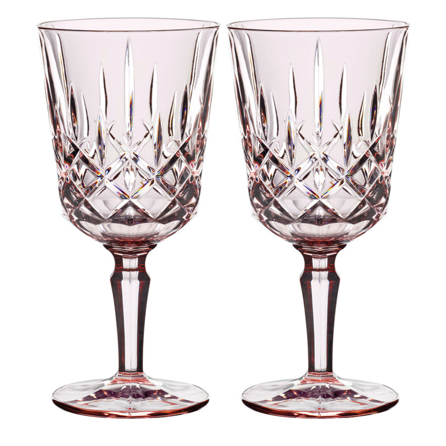 Набор бокалов для красного вина Nachtmann NOBLESSE COLORS 355 мл, 2 шт, стекло хрустальное, розовый