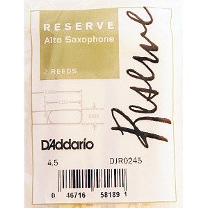 Трости для саксофона альт Rico DJR0245 Reserve