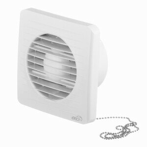 Вентилятор осевой с антимоскитной сеткой 150х150 мм d100 мм белый