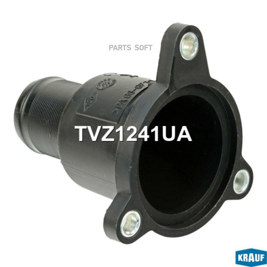 TVZ1241UA KRAUF Корпус термостата RENAULT LOGAN/CLIO/MEGANE 1.4-1.6i пластик