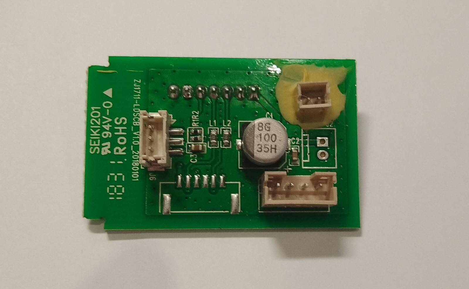 Соединительная плата (ZJ1711-LDSCB_V1.0_20180101 SEIKI201 94V-0 RoHS) робота пылесоса Ecovacs Robotics (DE6G)