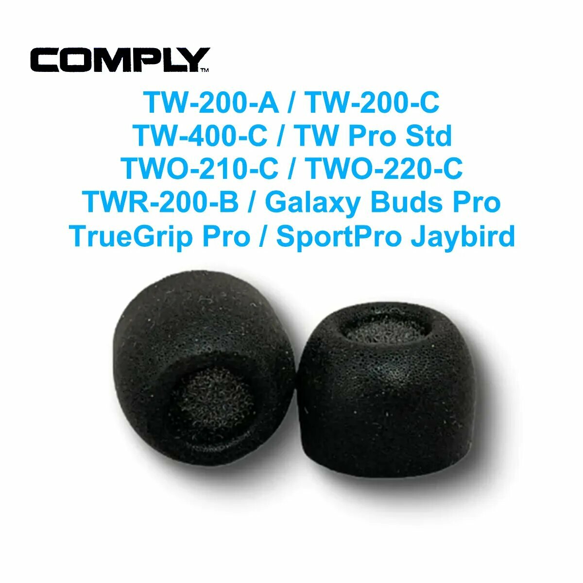 COMPLY TrueGrip™ TW-200 изолирующие амбушюры TrueGrip Pro(1card)L