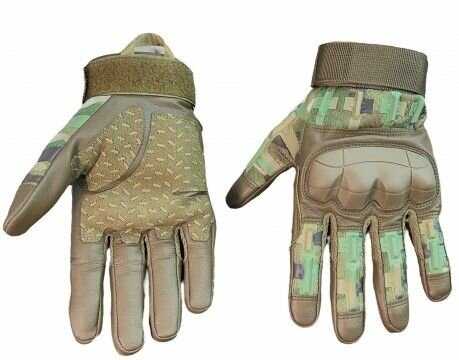 Перчатки тактические с функцией сенсорного управления (Мультикам)