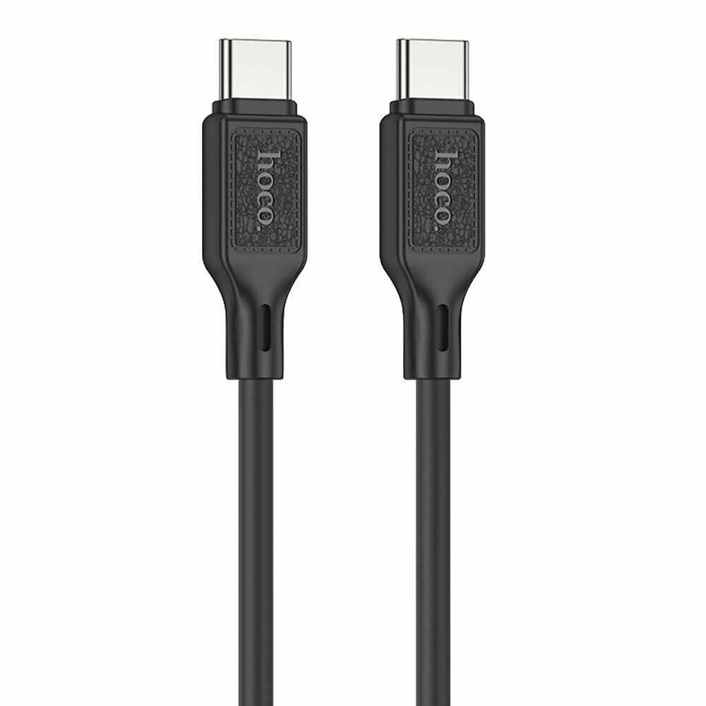 USB-C кабель HOCO X90 Cool Silicone Type-C, 3А, 60W, 1м, силикон (черный)