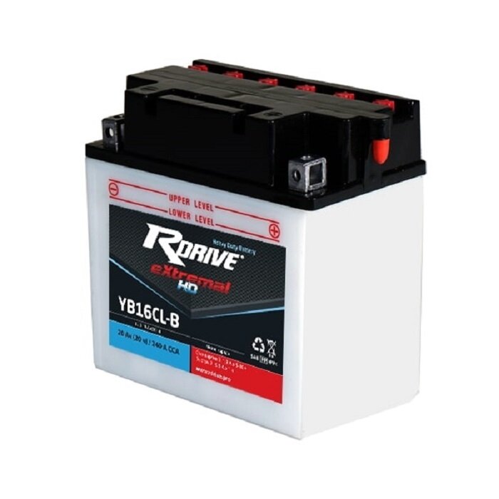 Мотоаккумулятор RDRIVE HD YB16CL-B