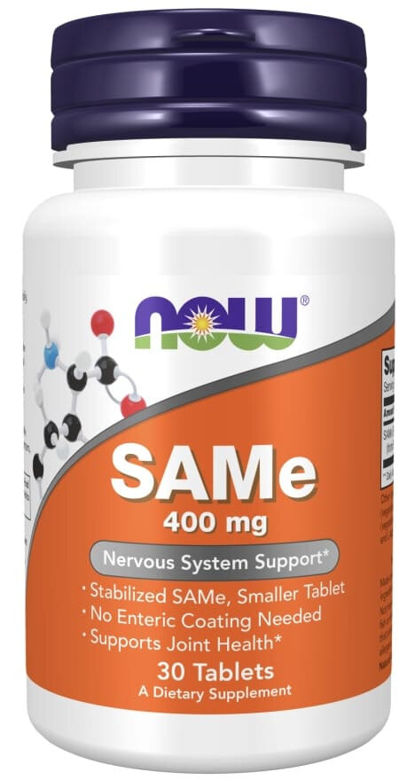 NOW Foods SAMe 400 мг 30 таблеток