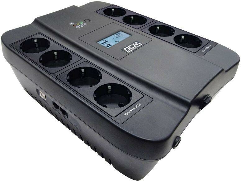 Источник бесперебойного питания POWERCOM SPD-900U LCD USB