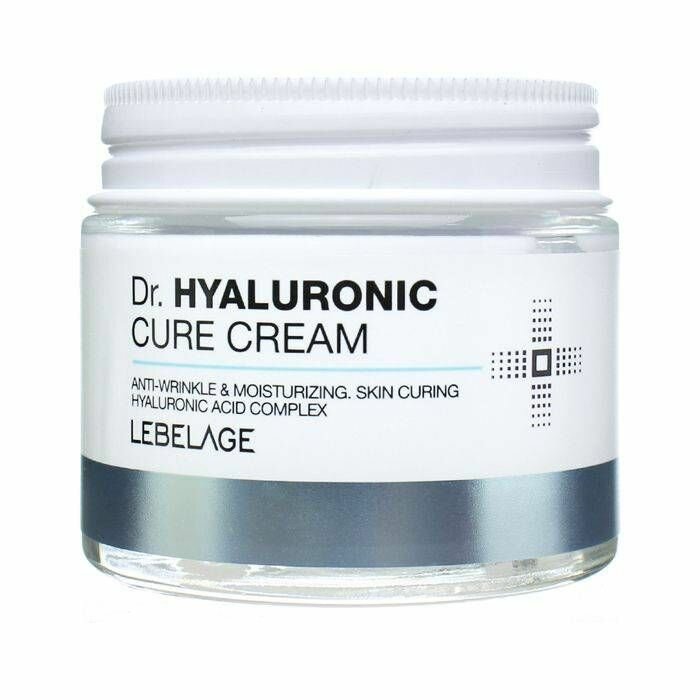 Крем для лица увлажняющий с гиалуроновой кислотой, Dr. HYALURONIC CURE CREAM, LEBELAGE, 70 мл