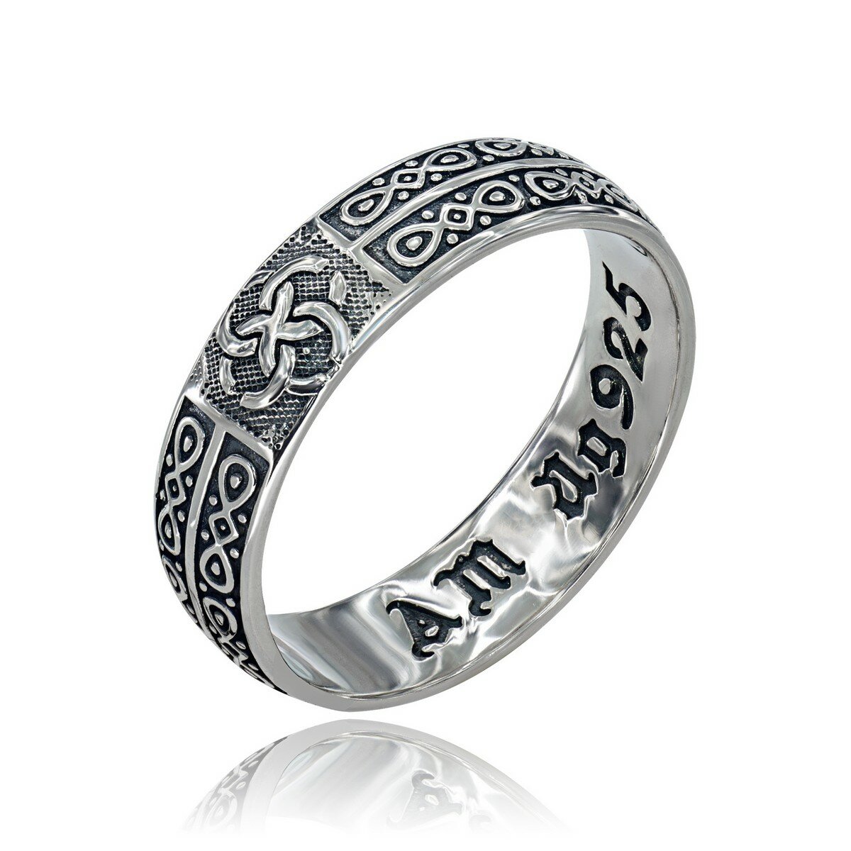 Кольцо, серебро, 925 проба