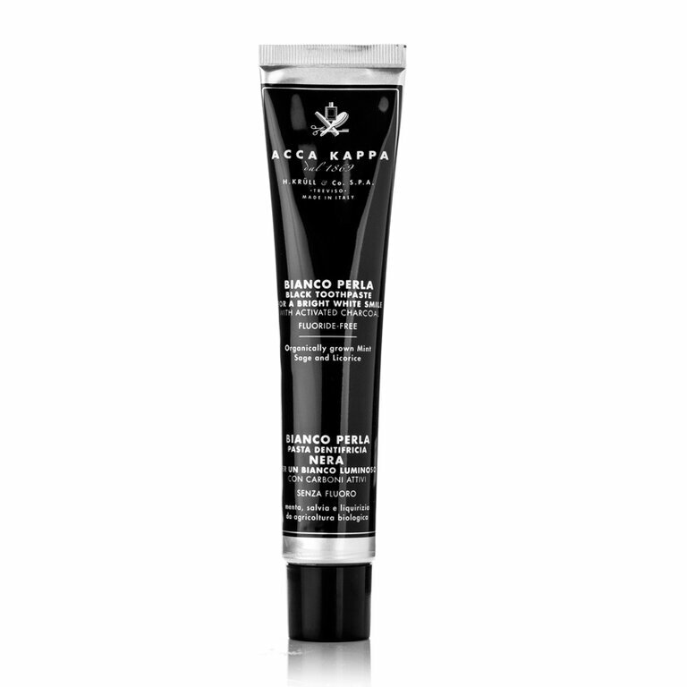 ACCA KAPPA Black Toothpaste Зубная паста с активированным углем (без содержания фтора) 100 мл