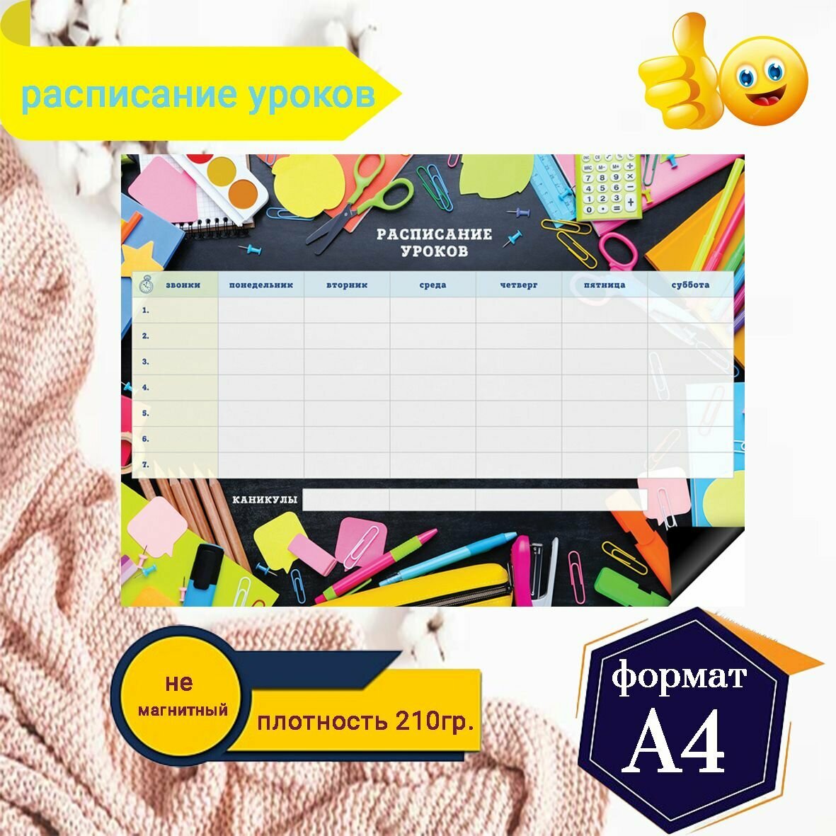 Расписание уроков "Сочные"